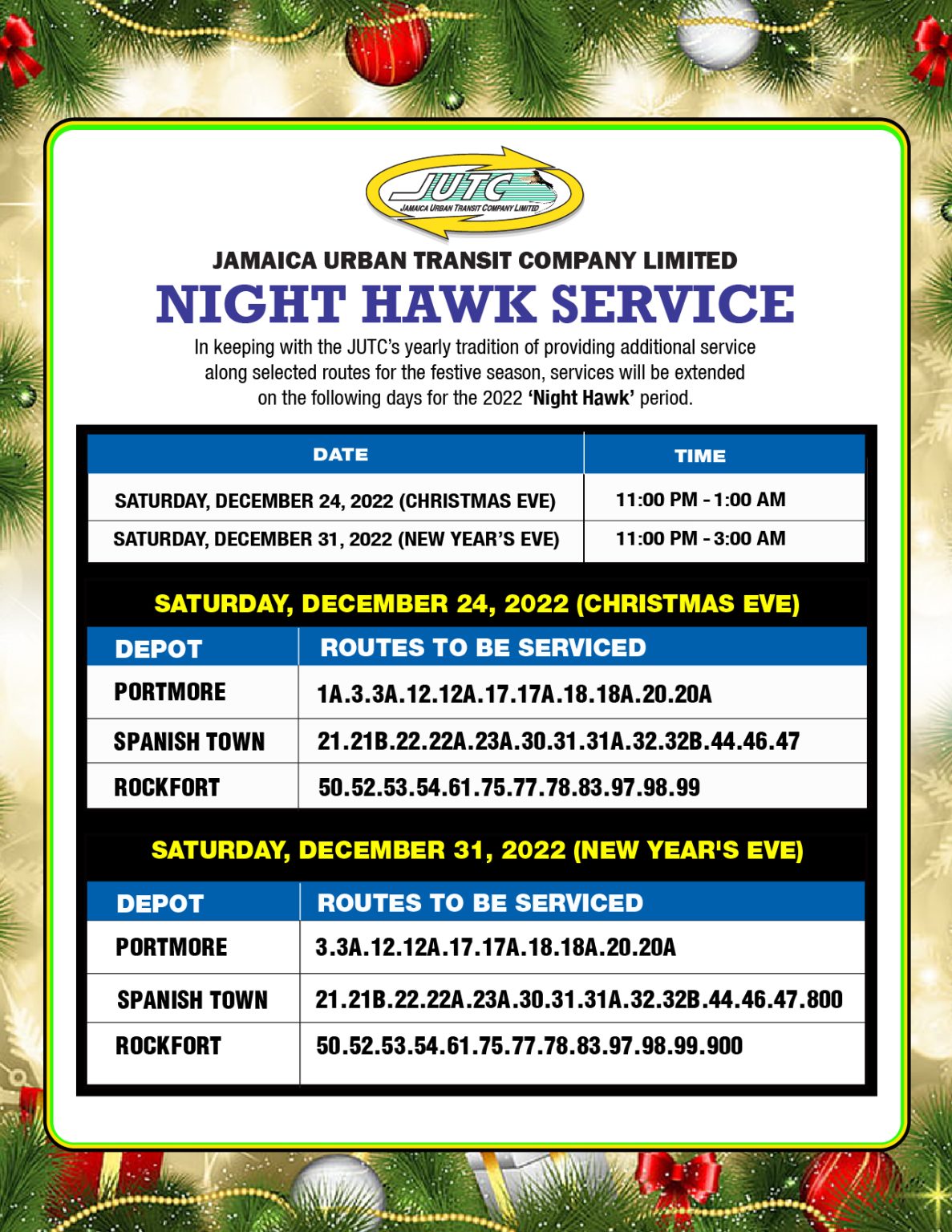 Documents – Jamaica Urban Transit Company Limited